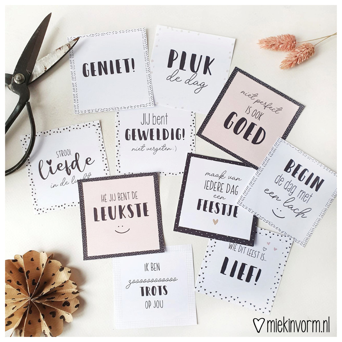 Printable | Complimenten | MIEKinvorm